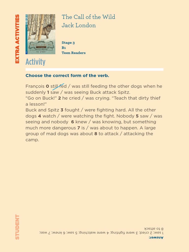 The Call of The Wild Student | Download Free PDF | The Call Of The Wild ...