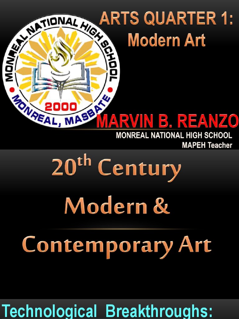 20th Century Art Movements Overview | PDF | Impressionism | Pierre ...