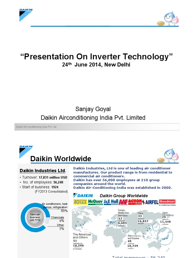 Daikin Presentation On Improving Ac Efficiency | PDF | Air Conditioning ...