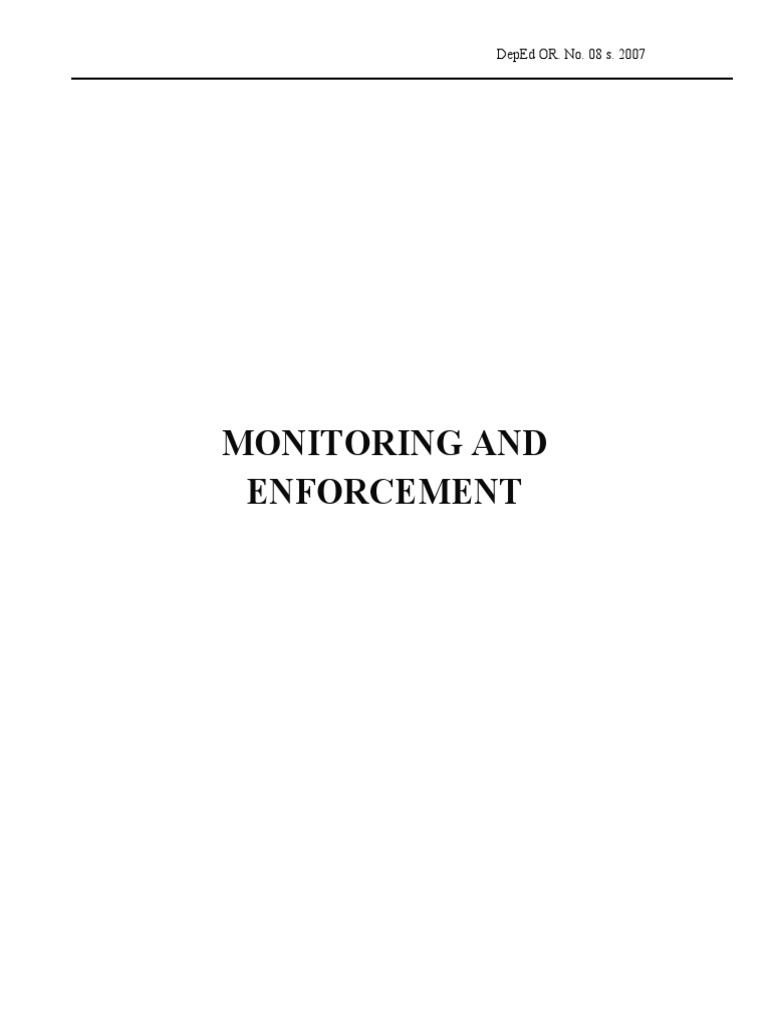 Module 3 Monitoring and Enforcement | PDF | Foods | Complaint