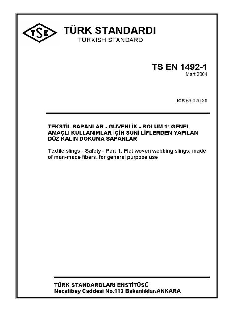 TS en 1492-1 Bez Sapan | PDF