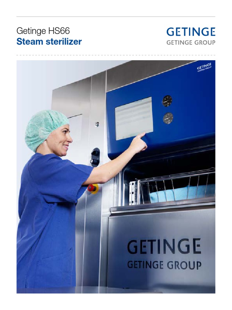 Steam Sterilizer: Getinge HS66 | PDF | Life Cycle Assessment | Water