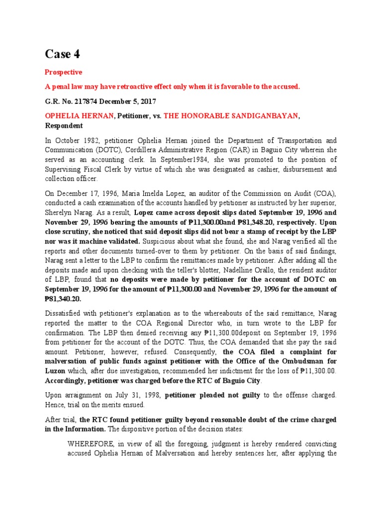 Case 4 | PDF | Judgment (Law) | Sentence (Law)