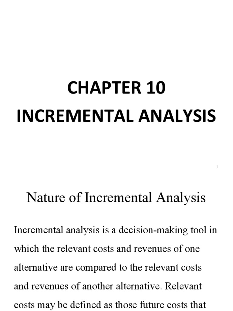 FMA-SEC 02-Chapter Eight Incremental Cost Analysis | Download Free PDF ...