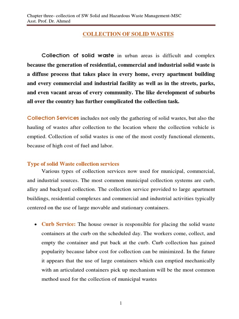 Hauled Container Numericals | PDF | Municipal Solid Waste | Waste