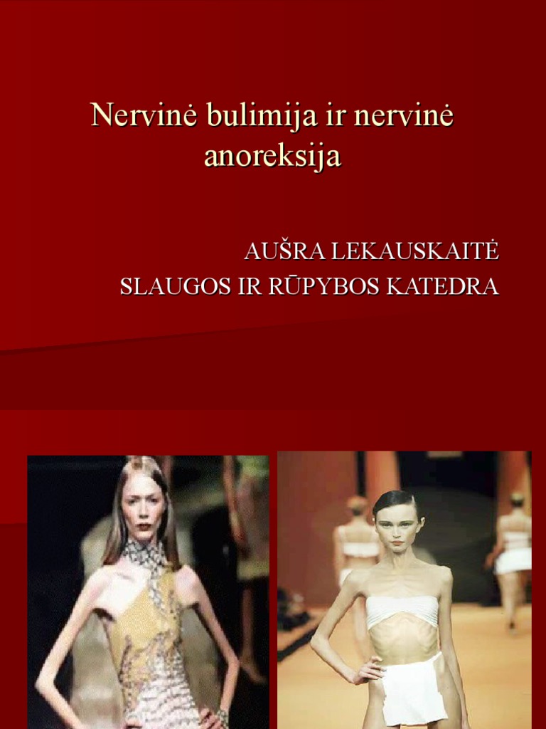Bulimija Ir Anoreksija | PDF