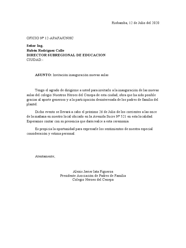 Oficio Simple y Multiple | PDF