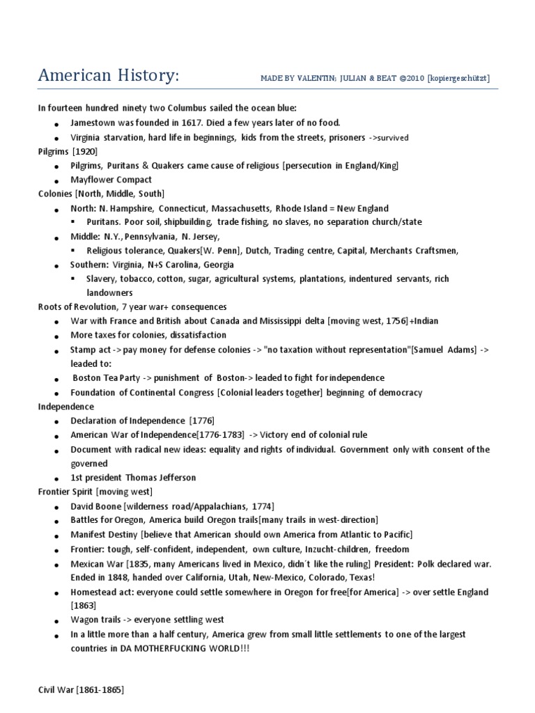 American History | PDF