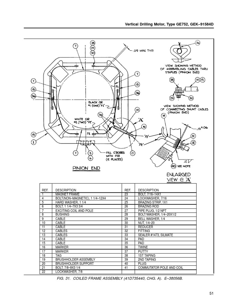 GE752 Vertical Drilling Motor Parts Guide | PDF | Manufactured Goods ...