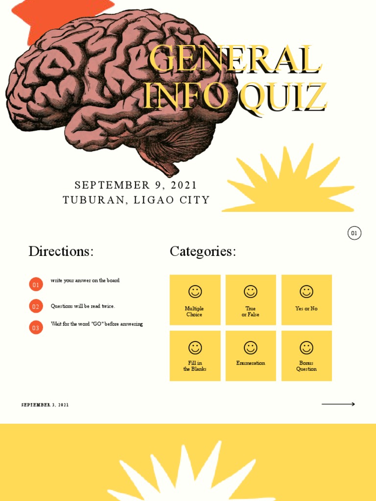 General Info Quiz | PDF