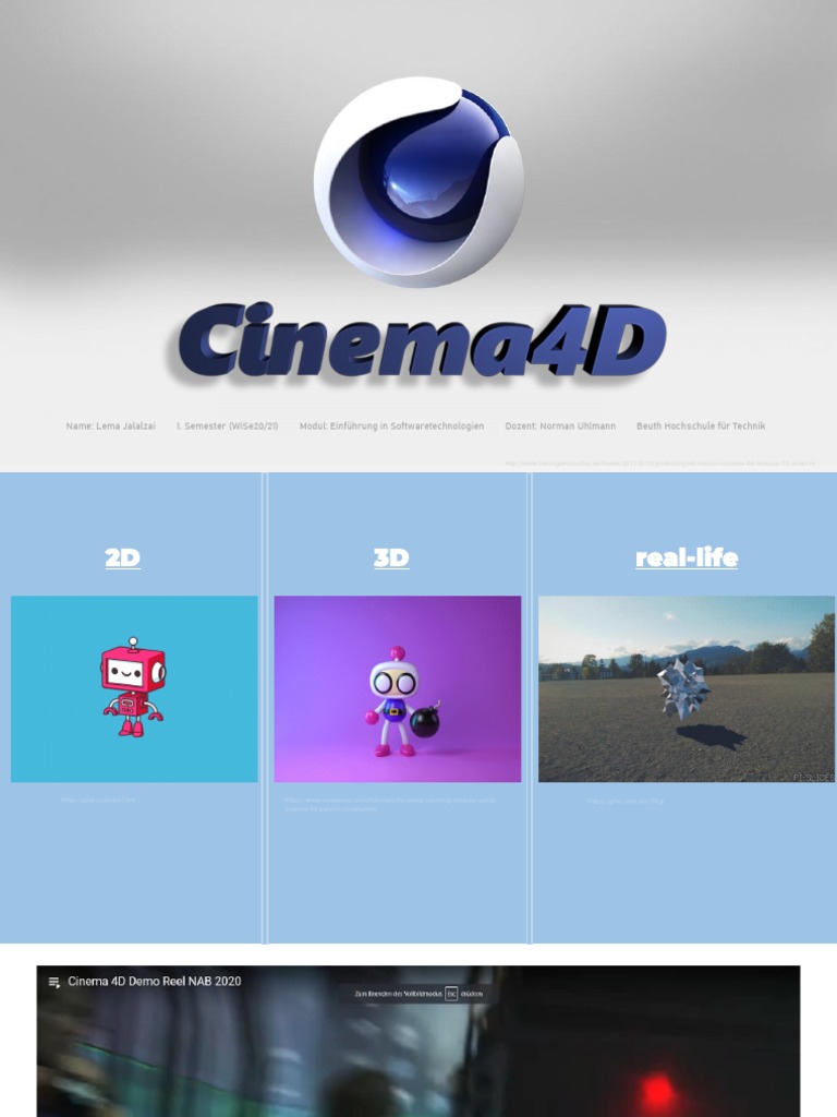 Vortrag C4D | PDF | Games & Activities | Computers