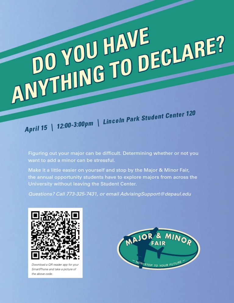 Major & Minor Fair at Lincoln Park | PDF