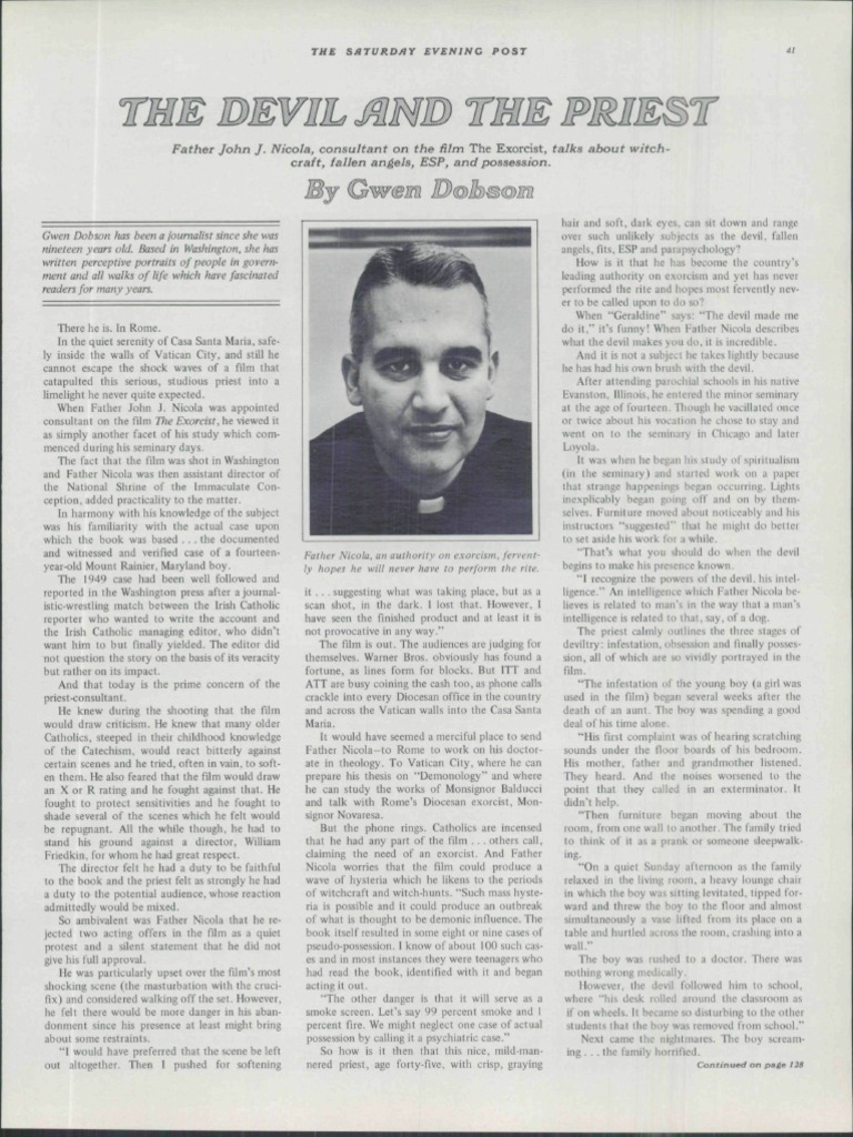 Devil and The Preist | PDF | Bob Dylan