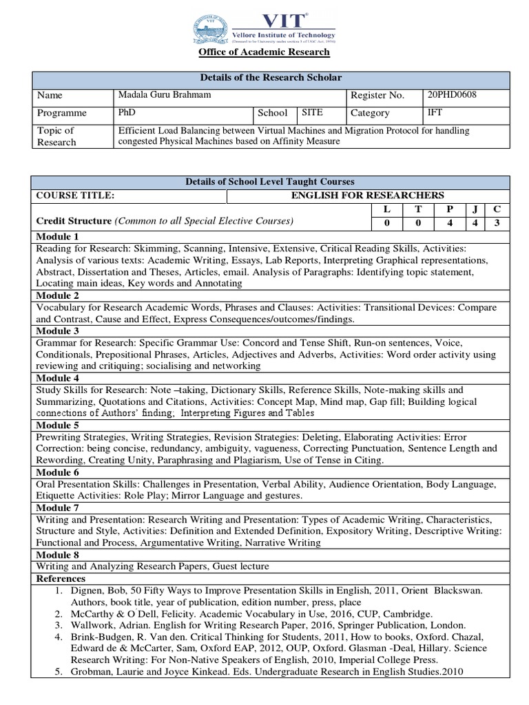 English Course Syllabus | PDF | English Language | Essays