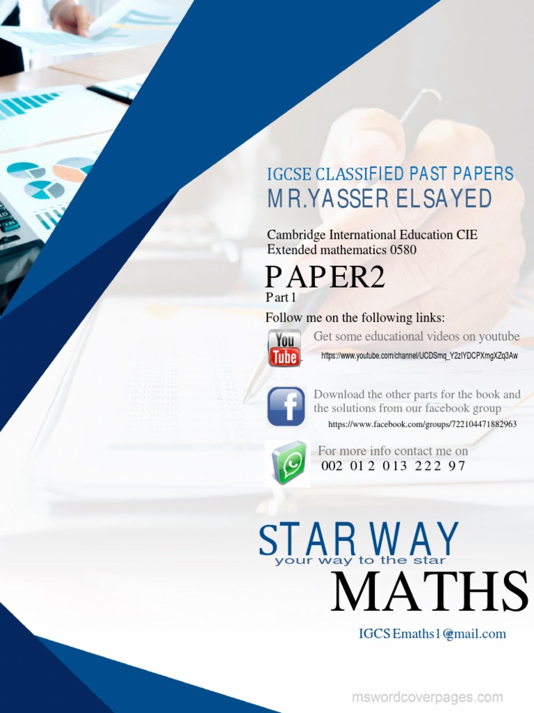 Classified Paper 2 Part 1 | PDF | Equations | Numbers