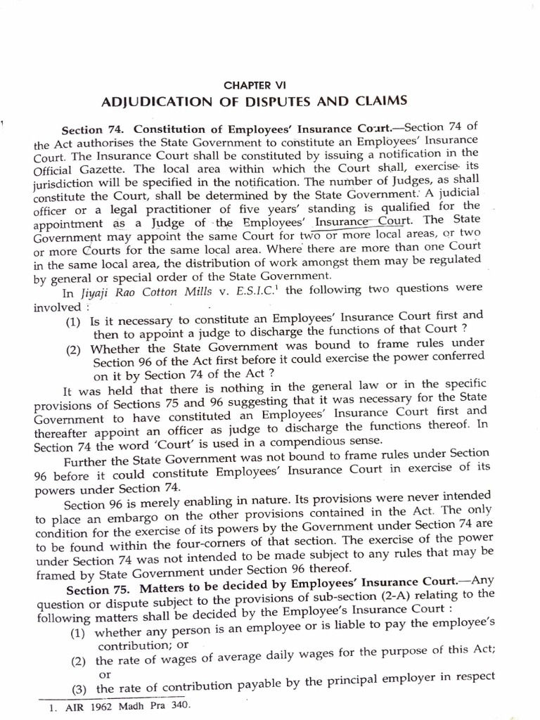 UNIT 1 Adjudication of Dispute and Claims | PDF | Employment | Lawsuit