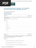 SAP PP Module Overview and Changes | PDF | Business Process | Business