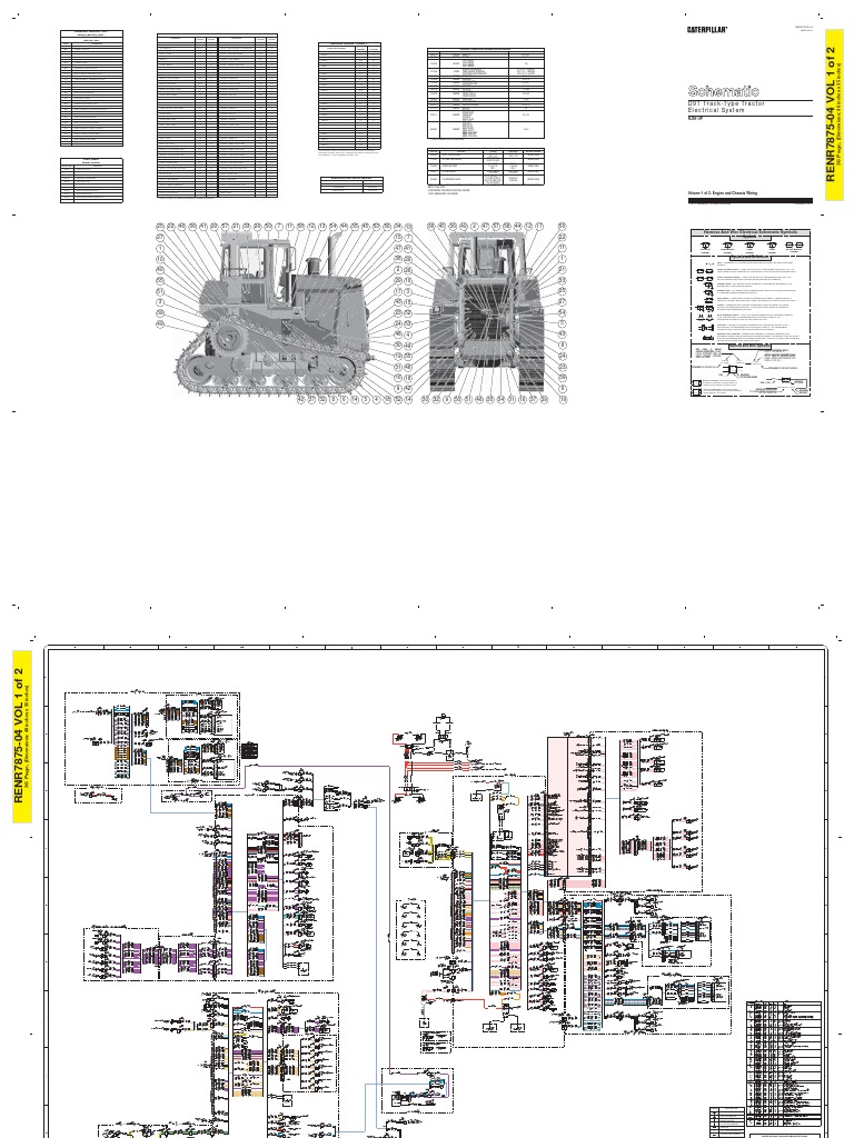 D9T Track-Type Tractor Electrical System: Harness and Wire Electrical ...