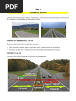 Definición de acera, calzada y berma | PDF | Peatonal | La carretera