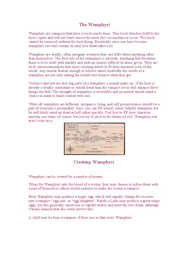 The Wamphyri-1 | PDF | Necroscope