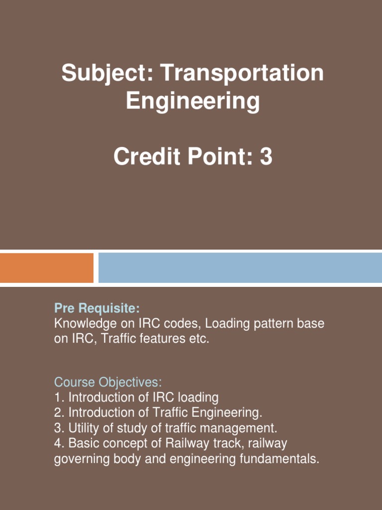 Overview of Traffic Engineering | PDF | Traffic Collision | Traffic