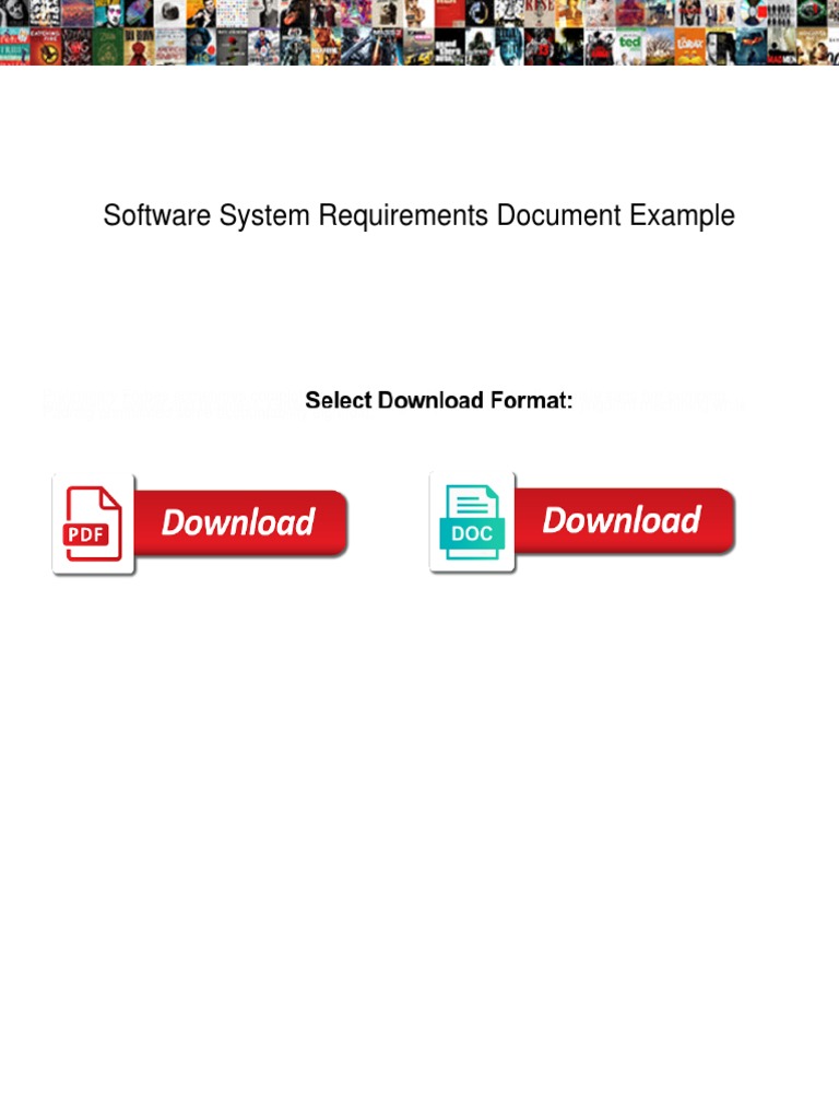 Example Srs Document For Web Application | PDF | Specification (Technical Standard) | Use Case