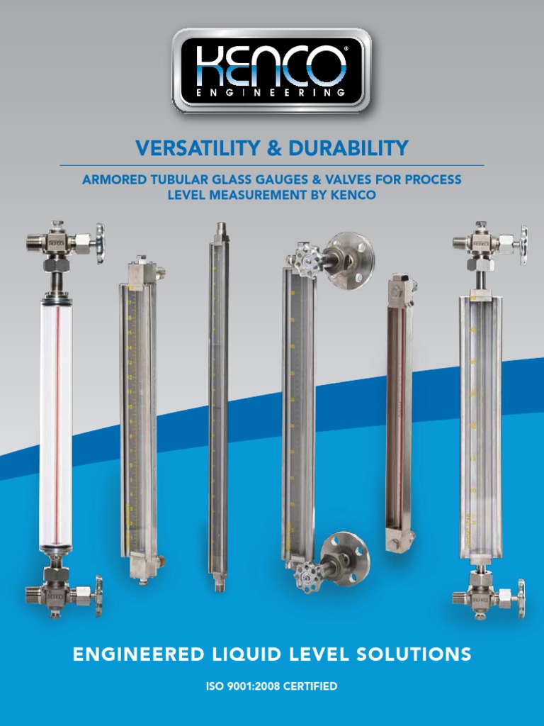 Armored Tubular Level Gauges Overview | PDF | Sheet Metal | Pipe (Fluid ...