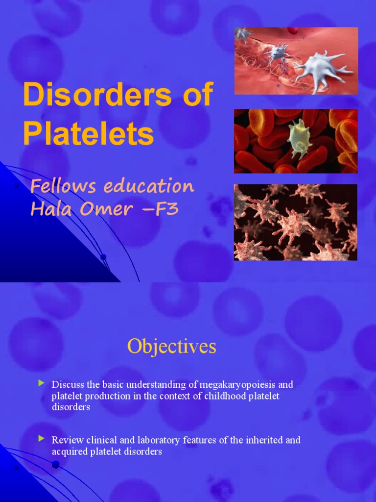 Platlets Disorder | PDF | Platelet | Coagulation