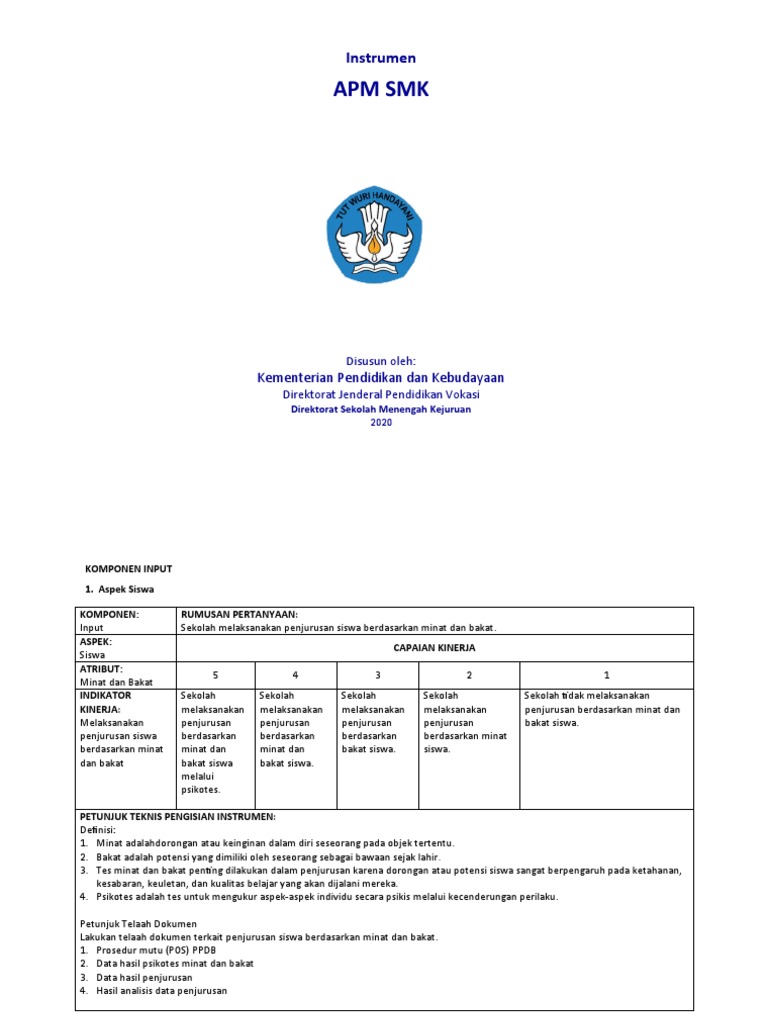 Instrumen Apm | PDF