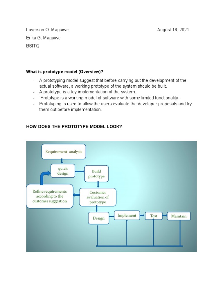 What Is Prototyping Model SDLC | PDF | Software Prototyping | Prototype