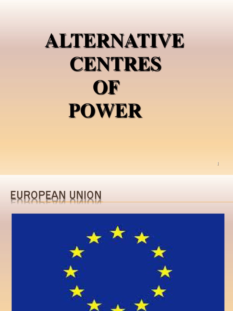 12 Political Science Alternative Centres of Power | PDF | World ...