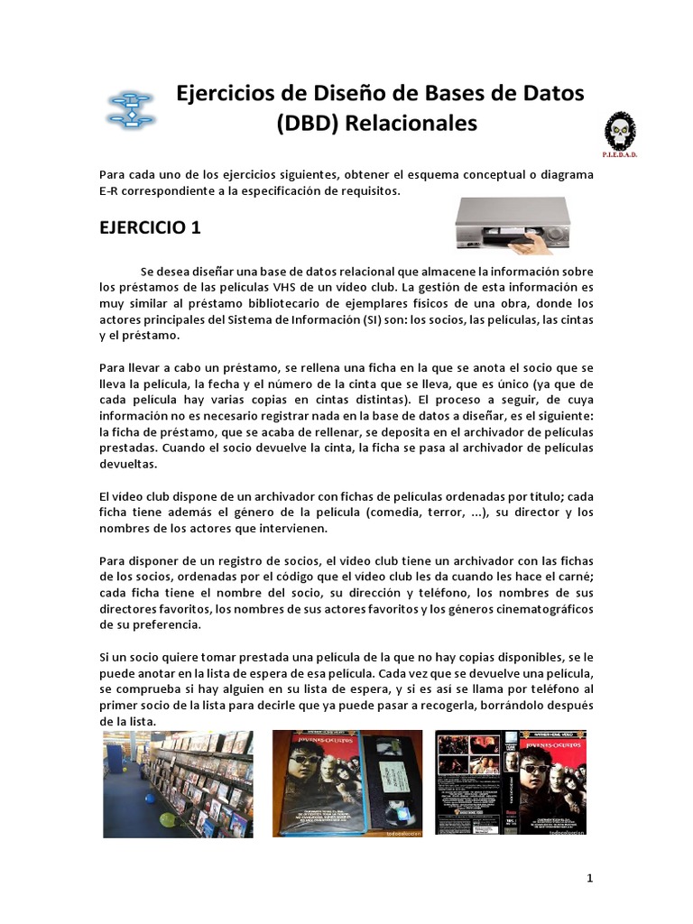 Ejercicios DC Tema2 | PDF | Bases de datos | Tecnologías de la información