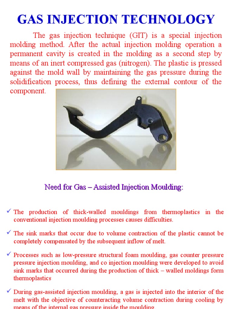 Gas Injection Moulding Techniques Explained | PDF | Casting ...