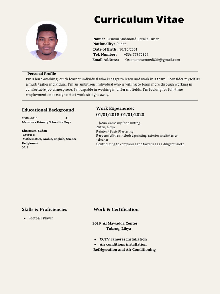 Osama CV | PDF