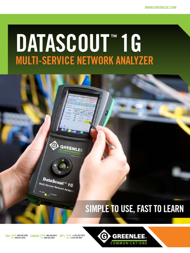 MA6192 DataScout 1G Brochure | PDF | Computer Network | Data Transmission