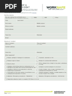 Whs Form 10: Incident and Injury Report: 22 Safework NSW | PDF | Health ...