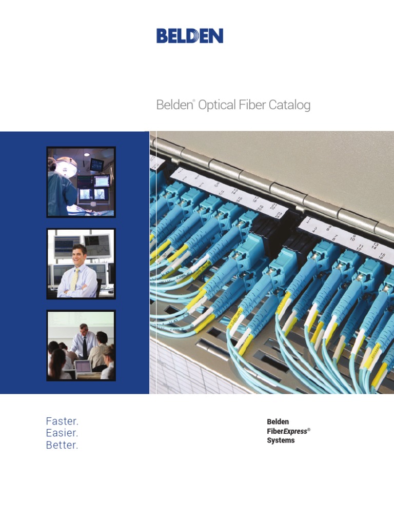 Belden Fiber Catalog | PDF | Optical Fiber | Telecommunications