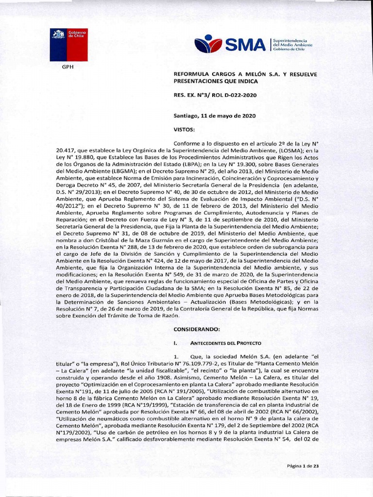 Reformulación de Cargos | PDF