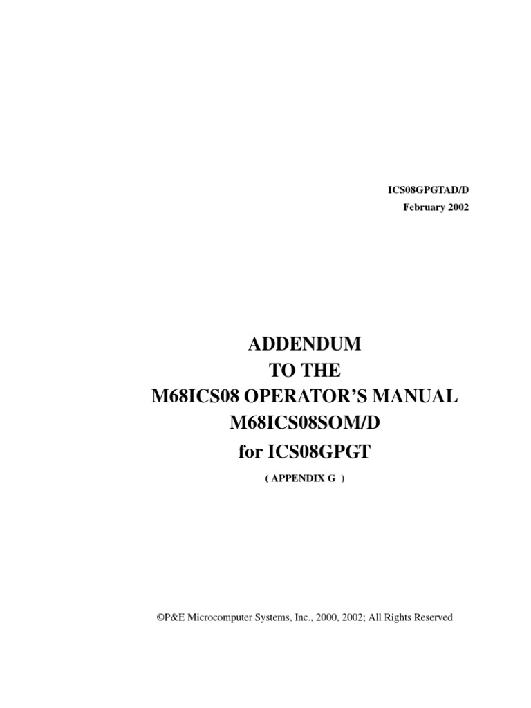 GPGT Addendum | PDF | Command Line Interface | Assembly Language