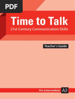 Time To Talk Pre-Intermediate A2 SB PDF | PDF | Question | Verb