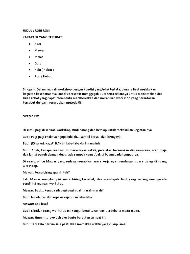 Naskah Dialog-1 | PDF