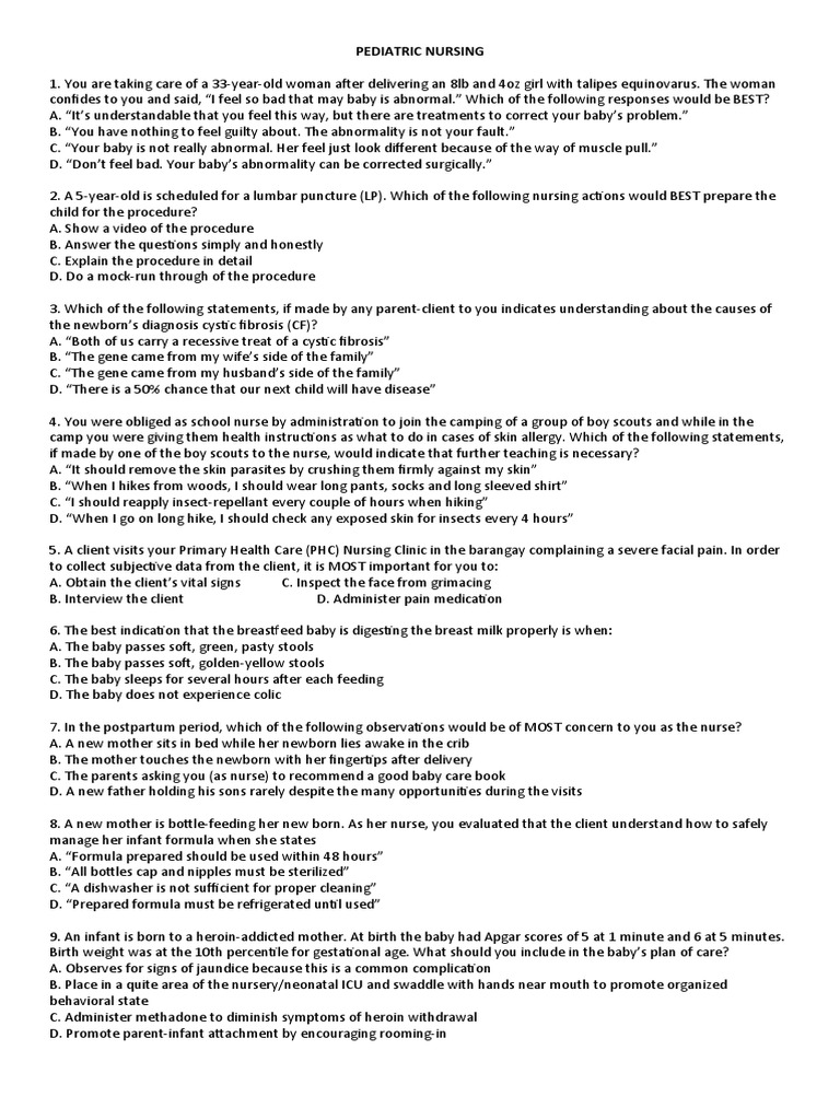 Nclex Pedia Disorders | Download Free PDF | Breastfeeding | Diabetes