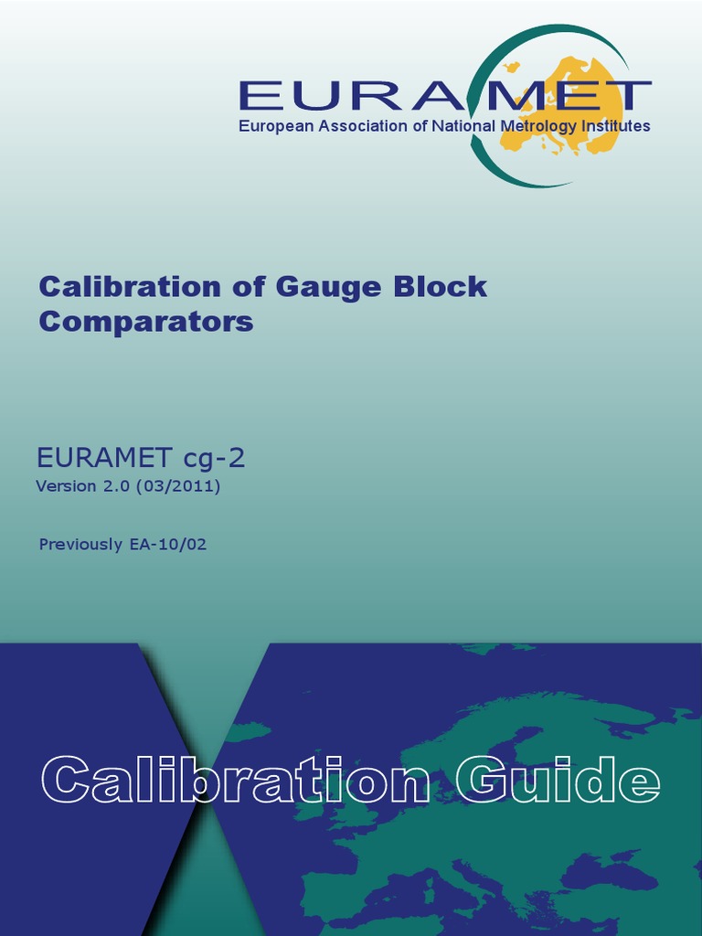 EURAMET Cg-2 V 2.0 Calibration of Gauge Block Comparators | PDF ...