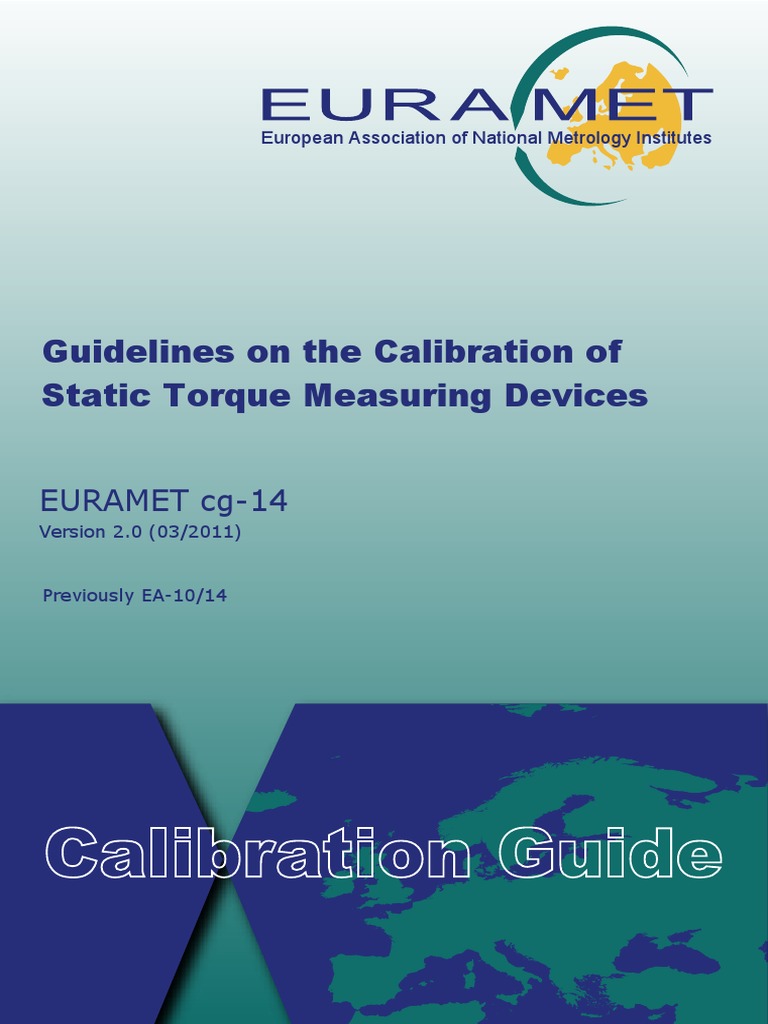 EURAMET Cg-14 V 2.0 Static Torque Measuring Devices | Download Free PDF ...