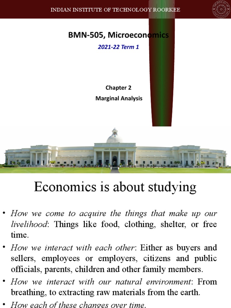 2 Marginal Analysis | PDF | Economics | Demand