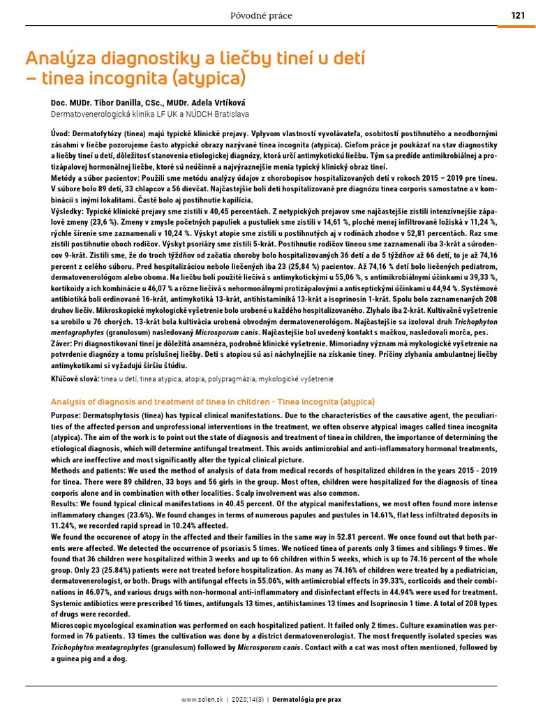 DERMA - 3 - 2020 - Final - Danilla | PDF