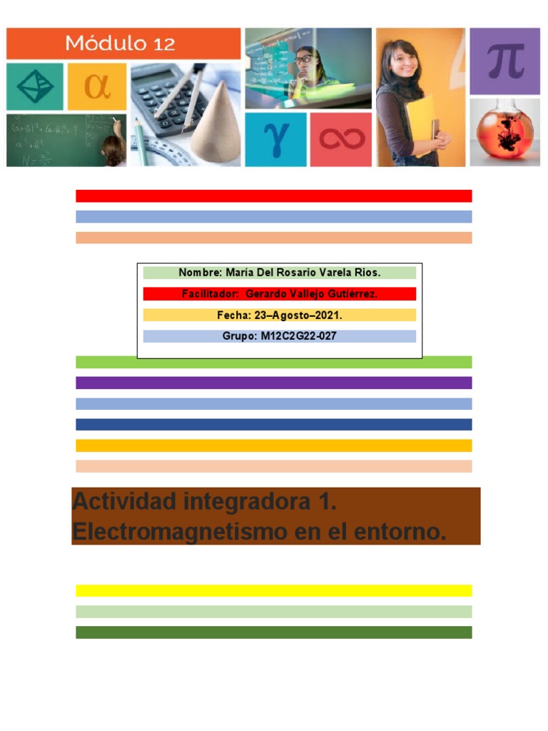 Modulo 12 Semana 1 | PDF | Electromagnetismo | Electricidad