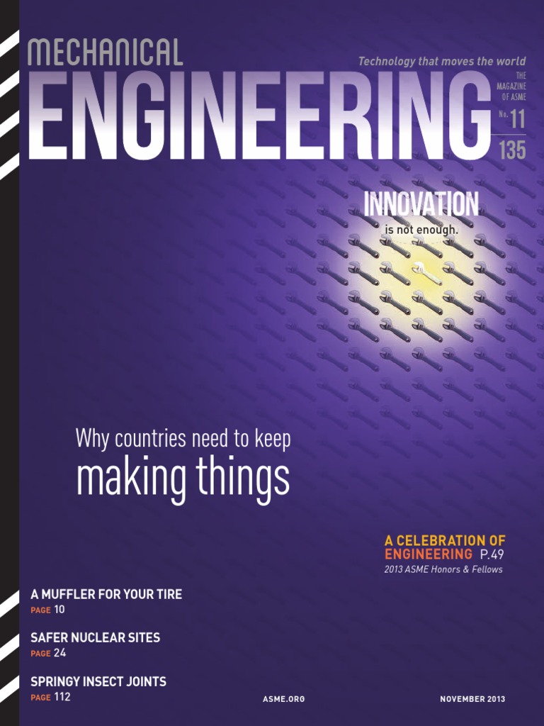 Mechanical Engineering Magazine - November 2013 | Download Free PDF ...