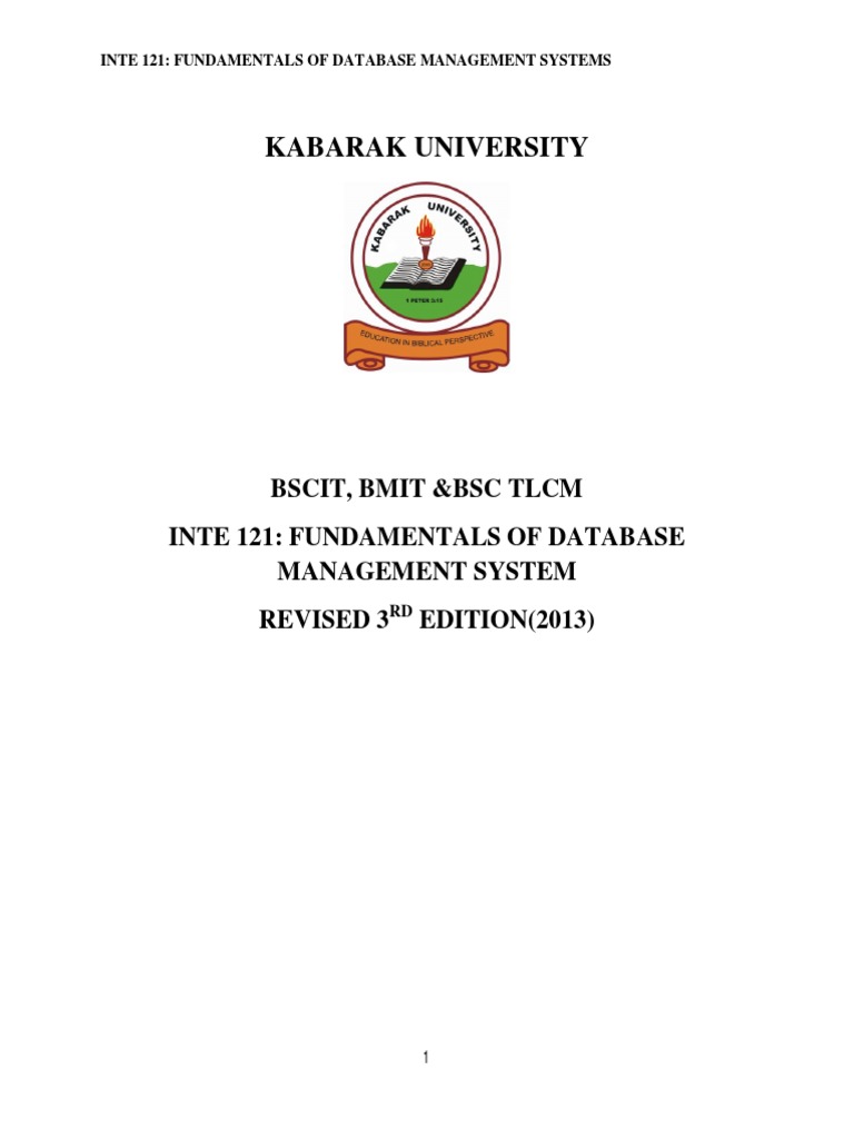 Introduction To Database Concepts Pdf Databases Conceptual Model