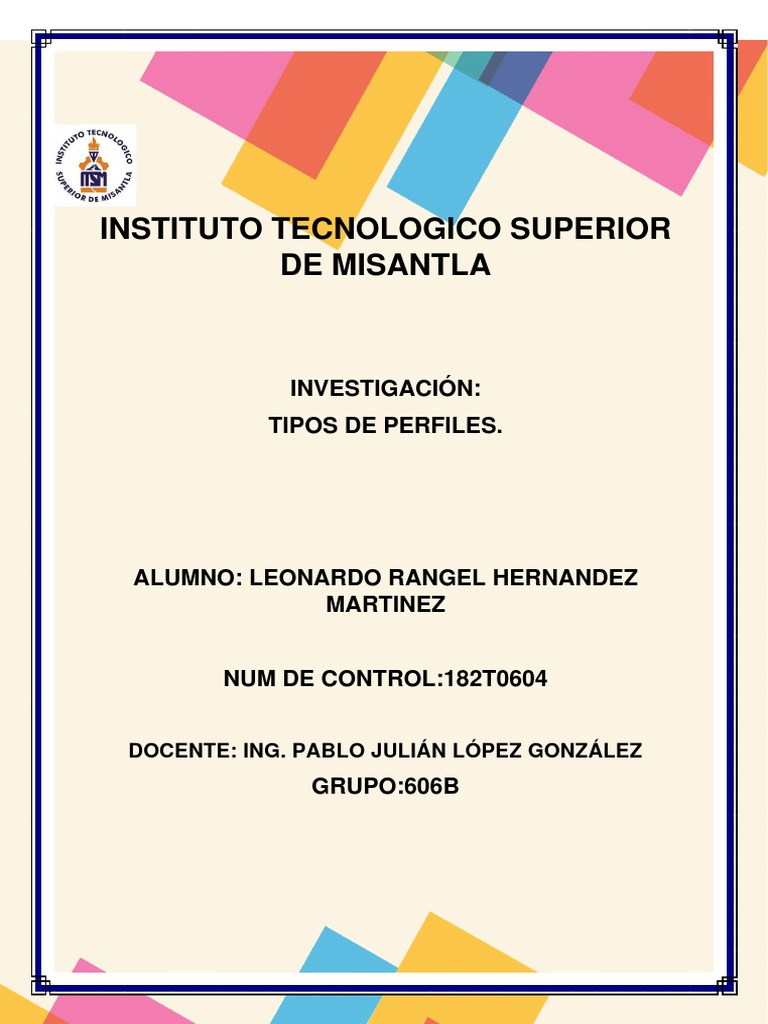 Tipos de Perfiles | PDF